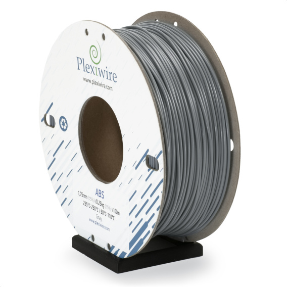 ABS Filament Plexiwire 1,75 mm Szary 0.25kg/100m | Sklep internetowy Plexiwire